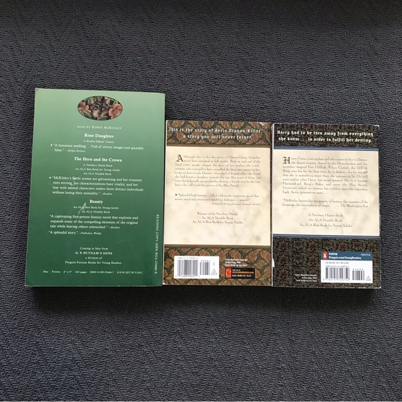 Penguin Books | Other | Vintage Robin Mckinley Hero And The Crown Blue ...